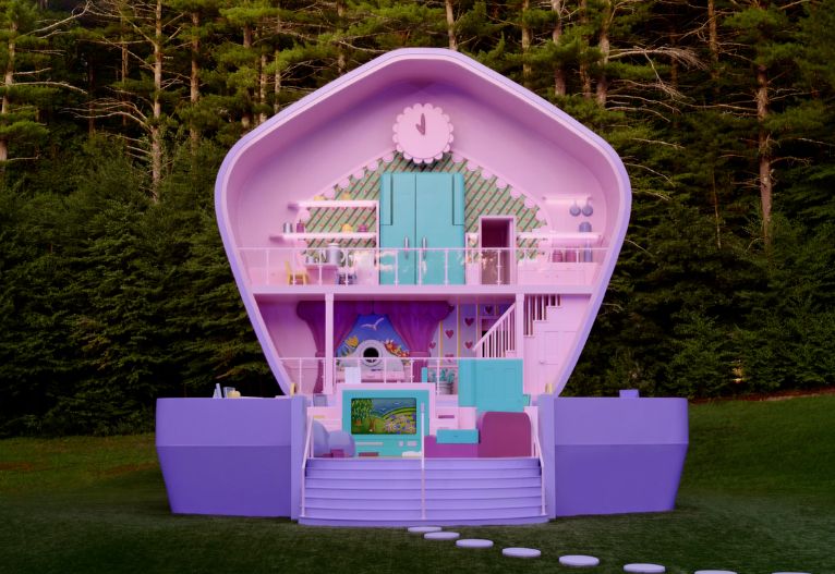 You Can Stay In This Life-Sized Polly Pocket House! - Making HOME